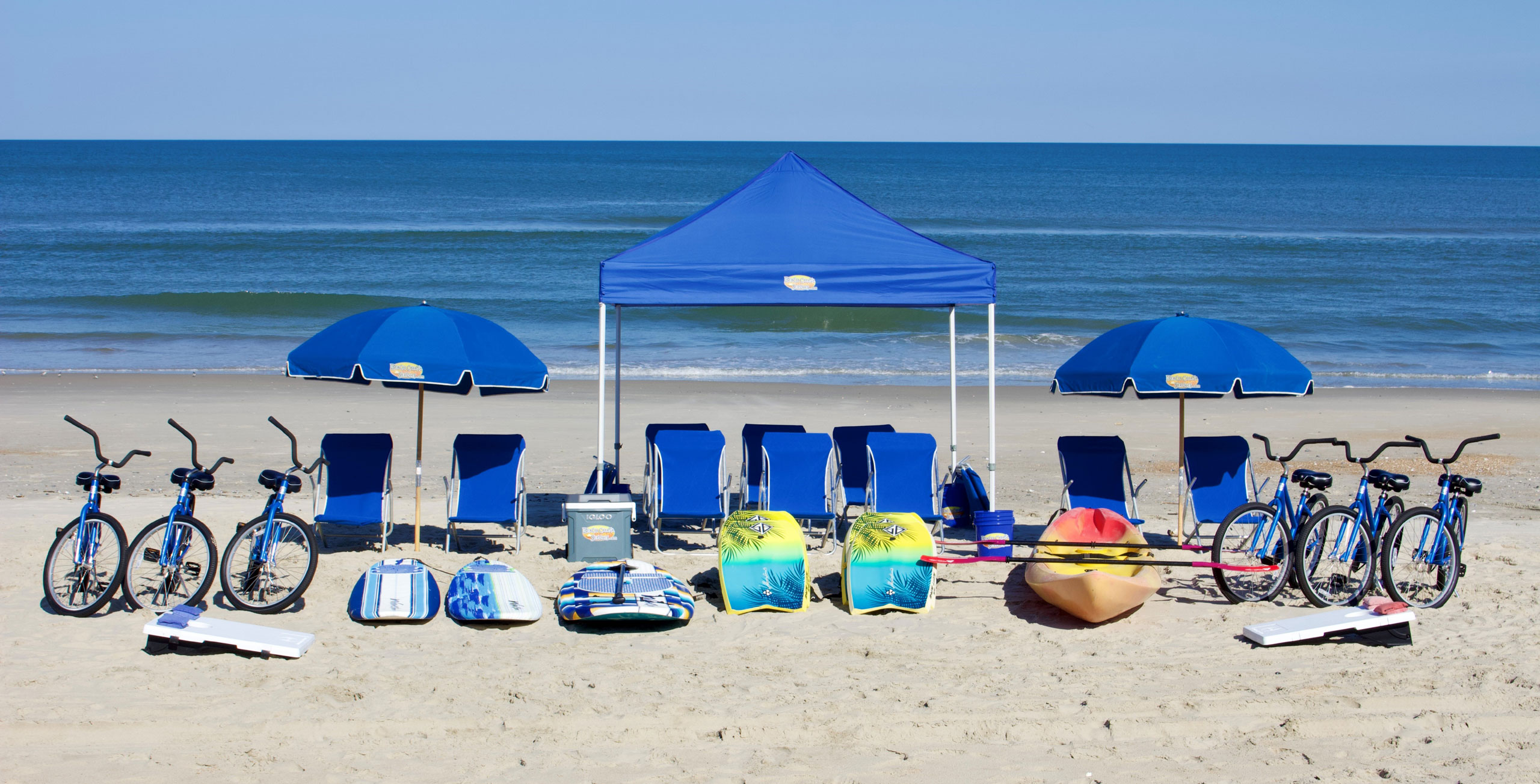 Beach Cabana Services Corolla NC #1 Outer Banks Beach Set-Up Service